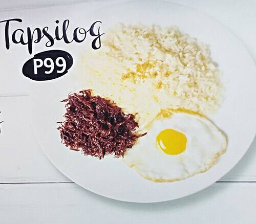 Menu at Sinangag Express restaurant, Tagaytay, 3WXJ+952