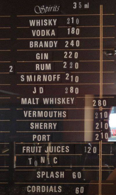 Menu at The Hoppy pub & bar, Edinburgh, 23 Marionville Rd