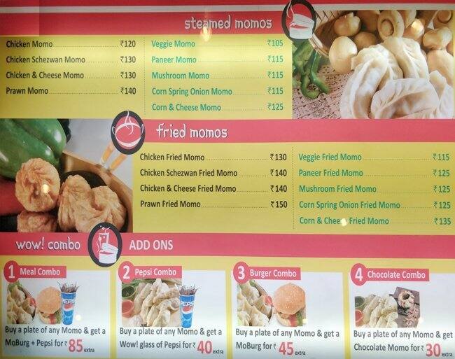 WOW! Momo Menu, Menu for WOW! Momo, Whitefield, Bangalore - Zomato