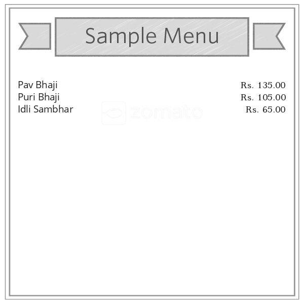 Menu of Sharda Veg Restaurant, Kalbadevi, Mumbai