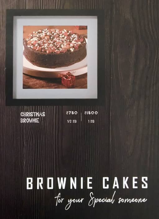 Menu at Brownie Heaven BSR Mall, Chennai