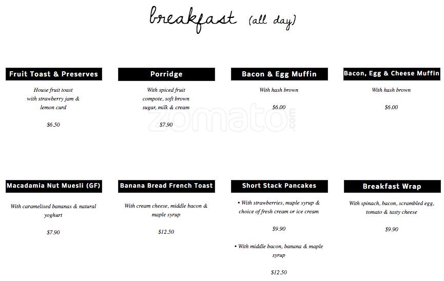 Menu at Chipotle Mexican Restaurant, Rye