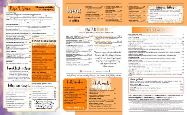 Menu at Urban Angel Cafe, Randburg, 134 Kayburne Ave