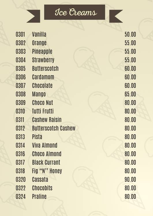Caravan Menu, Menu for Caravan, Marine Drive, Kochi - Zomato