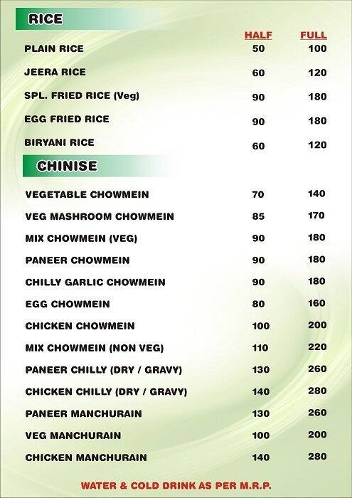 Food Factory Menu, Menu for Food Factory, Khurram Nagar, Lucknow - Zomato
