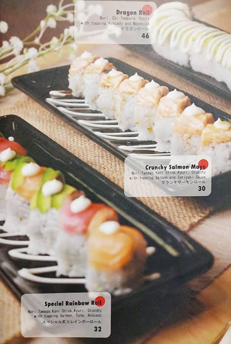 Menu at Torico Sushi, Noodle & Rice restaurant, South Jakarta, Jalan HR ...
