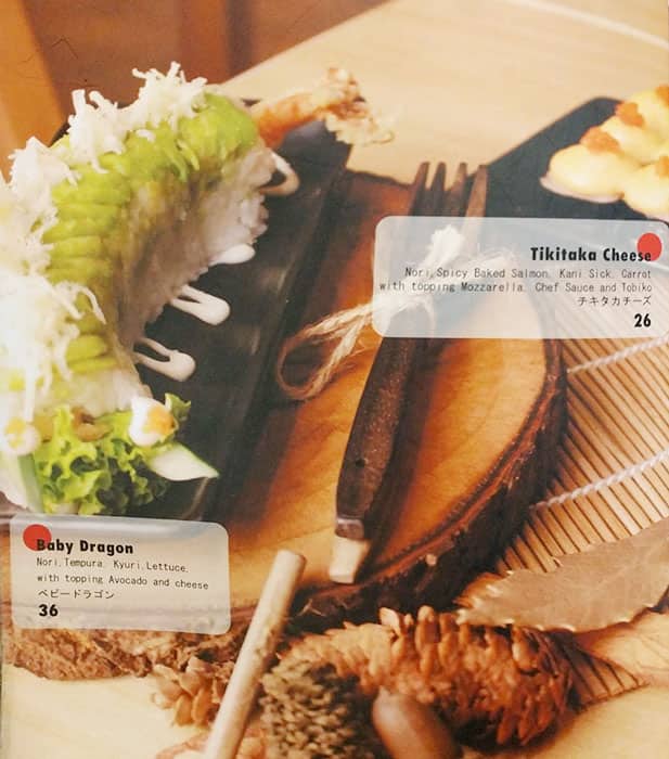 Menu at Torico Sushi, Noodle & Rice restaurant, South Jakarta, Jalan HR ...