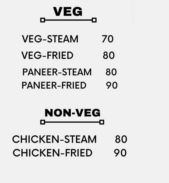 Menu of Momzo, Begumpet, Hyderabad