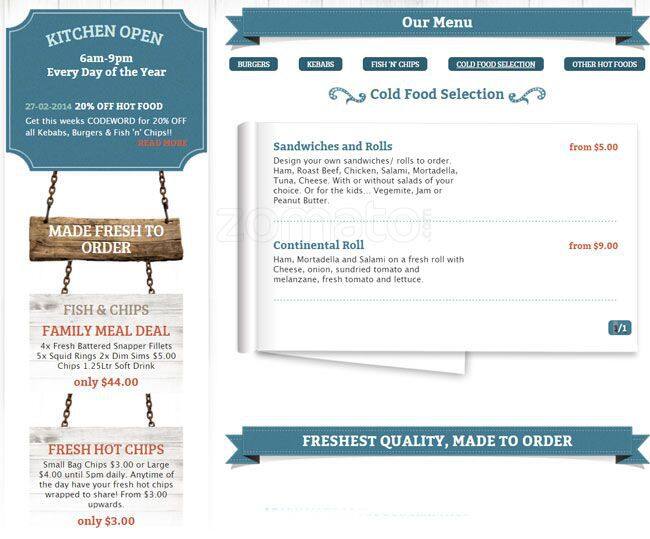 Menu at Atwell Kebabs & Fish 'n' Chips restaurant, Atwell
