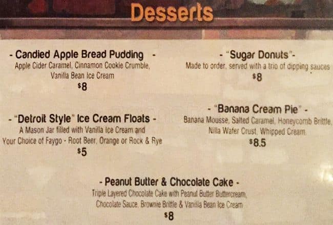 Menu at Bad Brads BBQ, Shelby charter Township