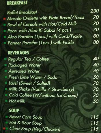 The Mark Restaurant Menu, Menu for The Mark Restaurant, New Market Area ...