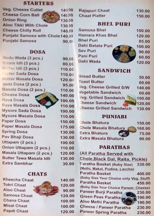 Khasiyat The Paratha House Menu - Zomato
