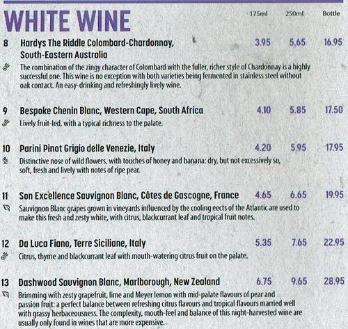 Menu at Fox Connaught pub & bar, London, Lynx Way