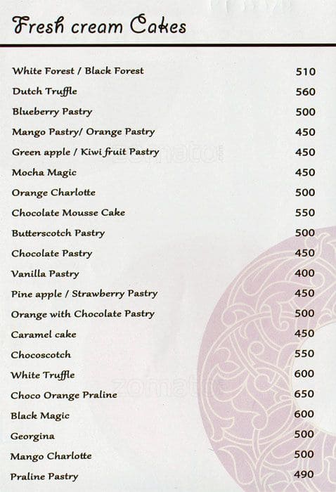 Best Bakers Menu, Menu for Best Bakers, Panampilly Nagar, Kochi - Zomato