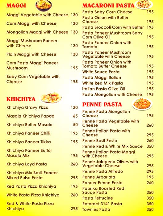 Menu of WTC Pasta And More, Chembur, Mumbai
