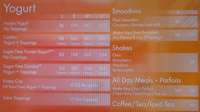 Cocoberry Menu, Menu for Cocoberry, Green Park, New Delhi - Zomato