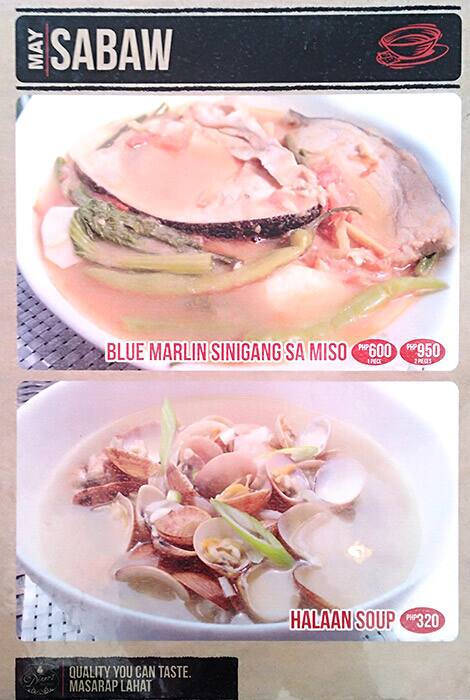 Menu at Diner's Original Bulalo Restaurant View Branch, Tagaytay, West 4120