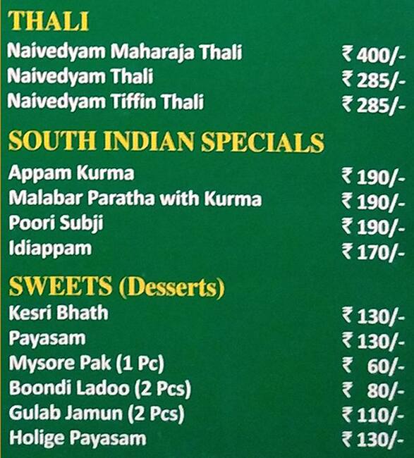 Naivedyam, Hauz Khas Village, New Delhi - Zomato