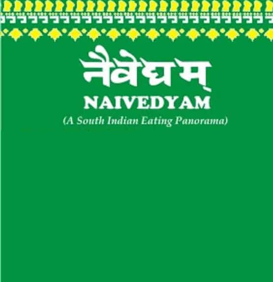 Menu of Naivedyam, Hauz Khas Village, New Delhi