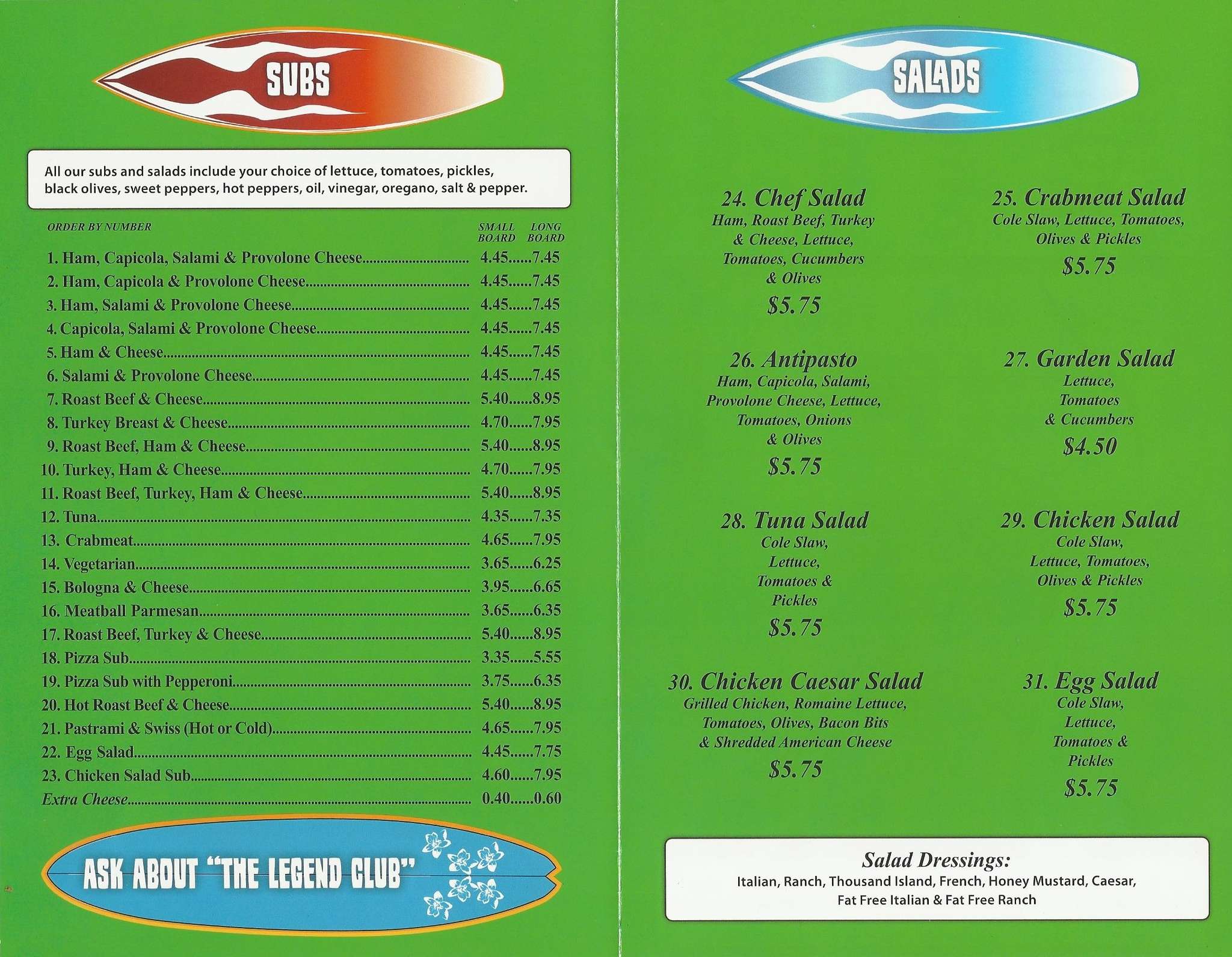 Jack's Sub Shack Menu, Menu for Jack's Sub Shack, Miramar, Miami ...