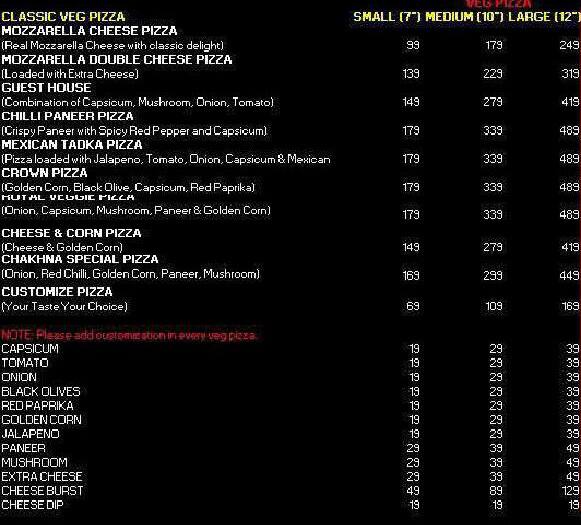 Menu of Midnight Hunger, Sector 14, Dwarka, New Delhi