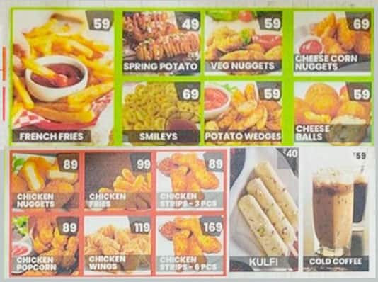 Menu of Chick N Chill, Medavakkam, Chennai