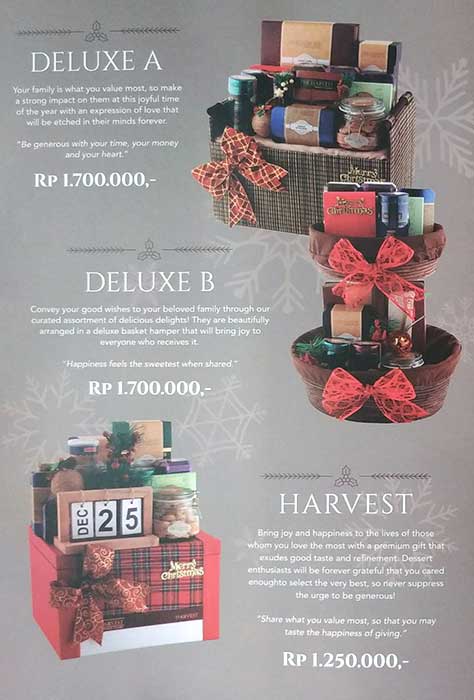 Menu at Harvest desserts, West Jakarta, Tanjung Duren