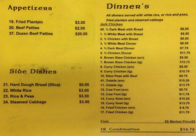 Menu at Claire's Korner, LLC. pub & bar, Evanston, Emerson St