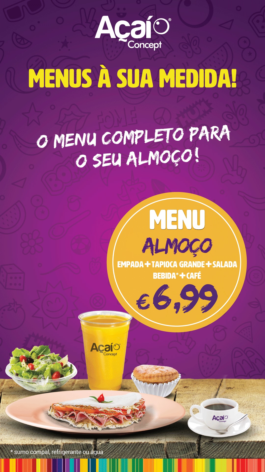 Menu em Açai Concept restaurante de fast food, Lisboa, Alameda dos ...