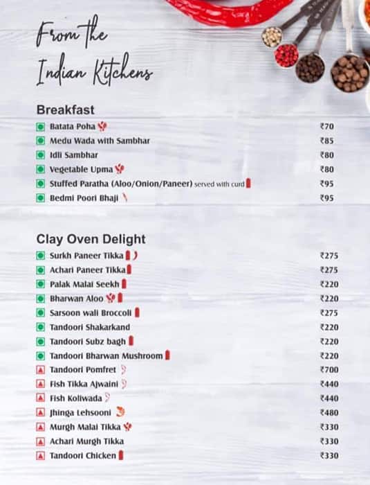 Menu of The Office Kitchen, Baner, Pune