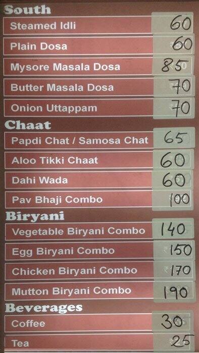 Food Stop Menu, Menu for Food Stop, Sealdah Area, Kolkata - Zomato