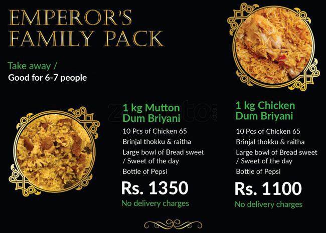 Menu at Emperor Foods, Chennai, # M-7