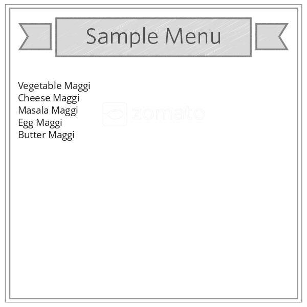 Menu of Prathmesh Maggi Point, Vagator, Goa