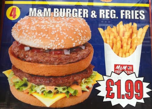 Menu at MM Fried Chicken restaurant, London, 274a Norwood Rd