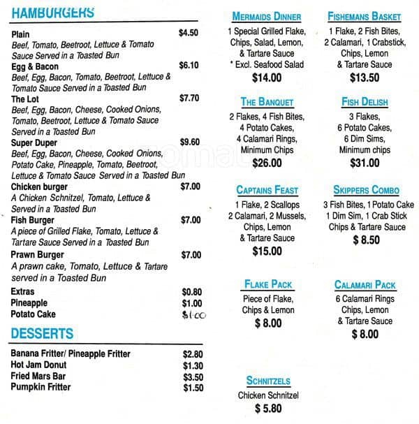 Menu at Seafood Delish restaurant, Greenvale, Shop 5