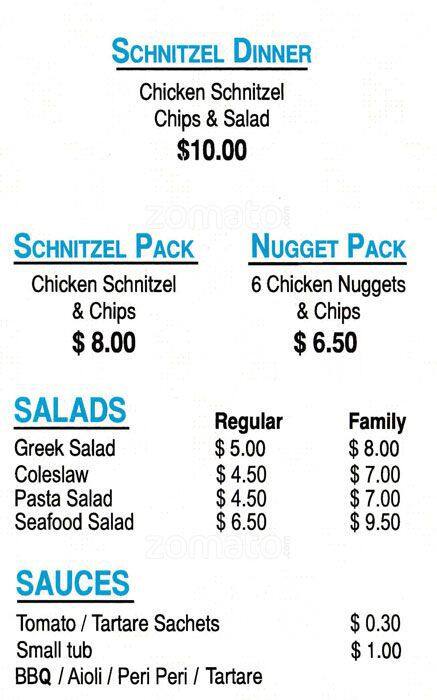 Menu at Seafood Delish restaurant, Greenvale, Shop 5