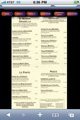 Menu at Le Colonne - St Armands - Restaurant, Sarasota