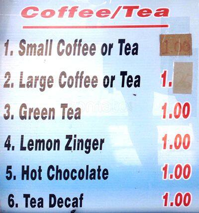 Menu at 3 Star Coffee Shop cafe, New York City, 600 Marlborough Rd