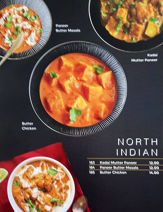 Menu at Old Calicut Live, Abu Dhabi
