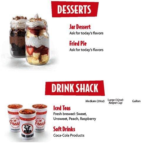 Menu at Slim Chickens restaurant, Humble, Farm to Market 1960 Bypass Rd W