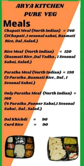 Menu of Arya Kitchen, Hadapsar, Pune