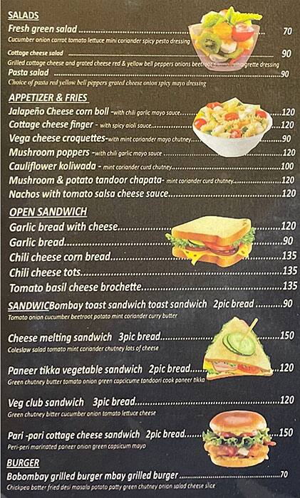 Menu of The Hunger Hub, Khopat, Thane West, Thane