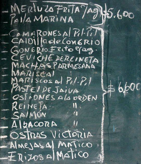 Altamar Menu,Menú para Altamar, Santiago Centro, Santiago - Zomato Chile