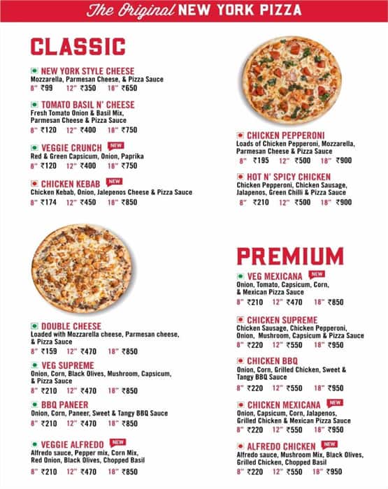Menu of Gibbon Ape Pizza, Nalasopara, Mumbai