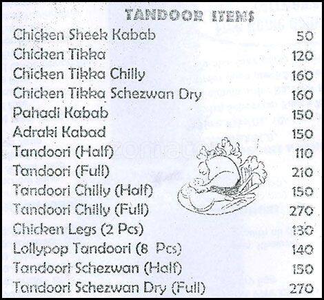 Menu at Kings Chinese & Tandoor Corner, Navi Mumbai