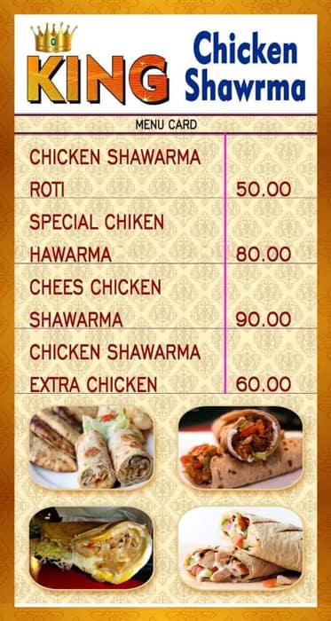 Menu of Shawarma Corner, Dhanori, Pune