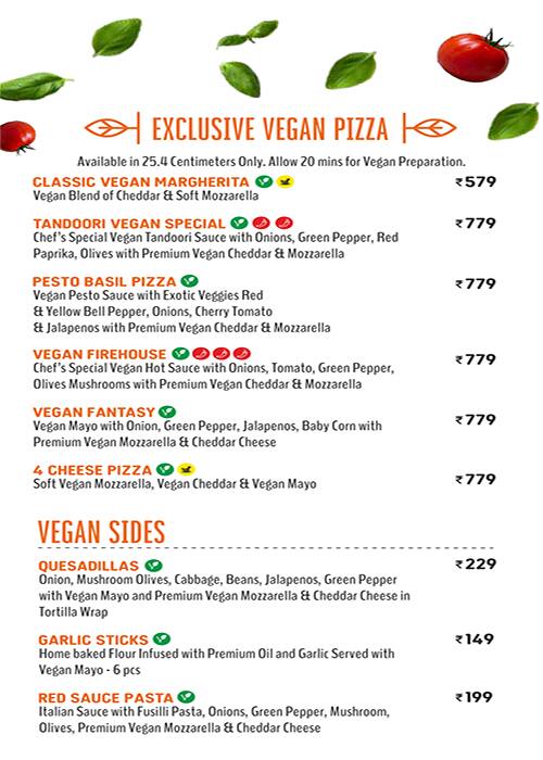 Menu at The Great Indian Pizza, Rajkot