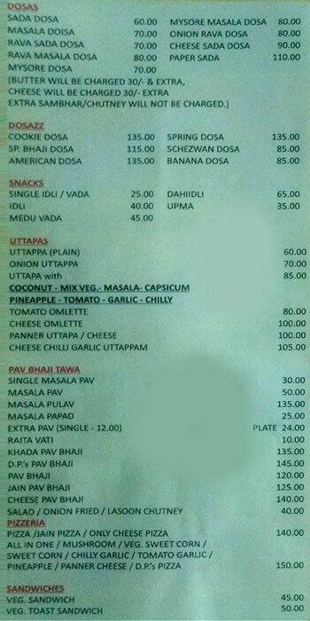 DP's The Fast Food Centre, Matunga East, Mumbai - Zomato