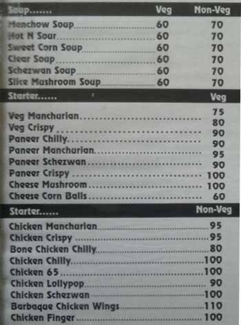 Menu at Blu Ginger, Navi Mumbai, 22