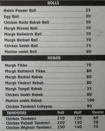 Menu at Blu Ginger, Navi Mumbai, 22